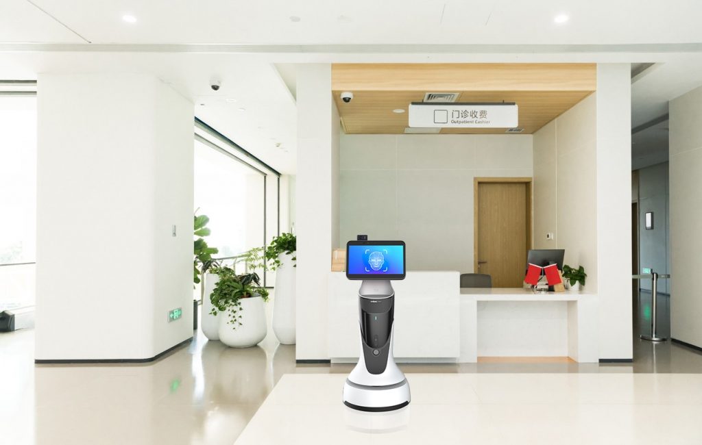 Begrüßungsroboter & Führungsroboter GreetingBot mini